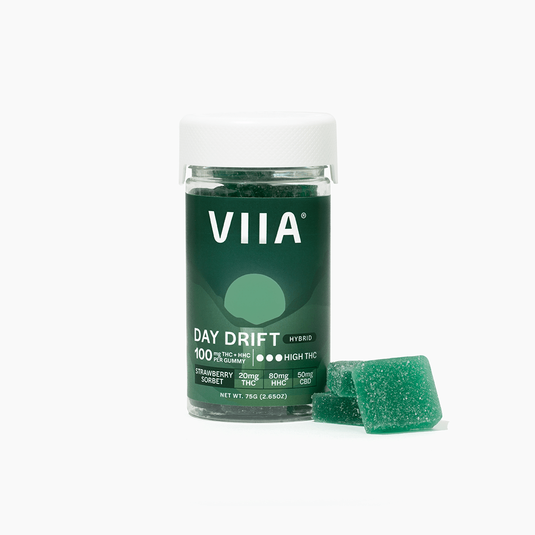 Day Drift: Hybrid Gummies - 100mg Delta 9 THC & HHC | VIIA